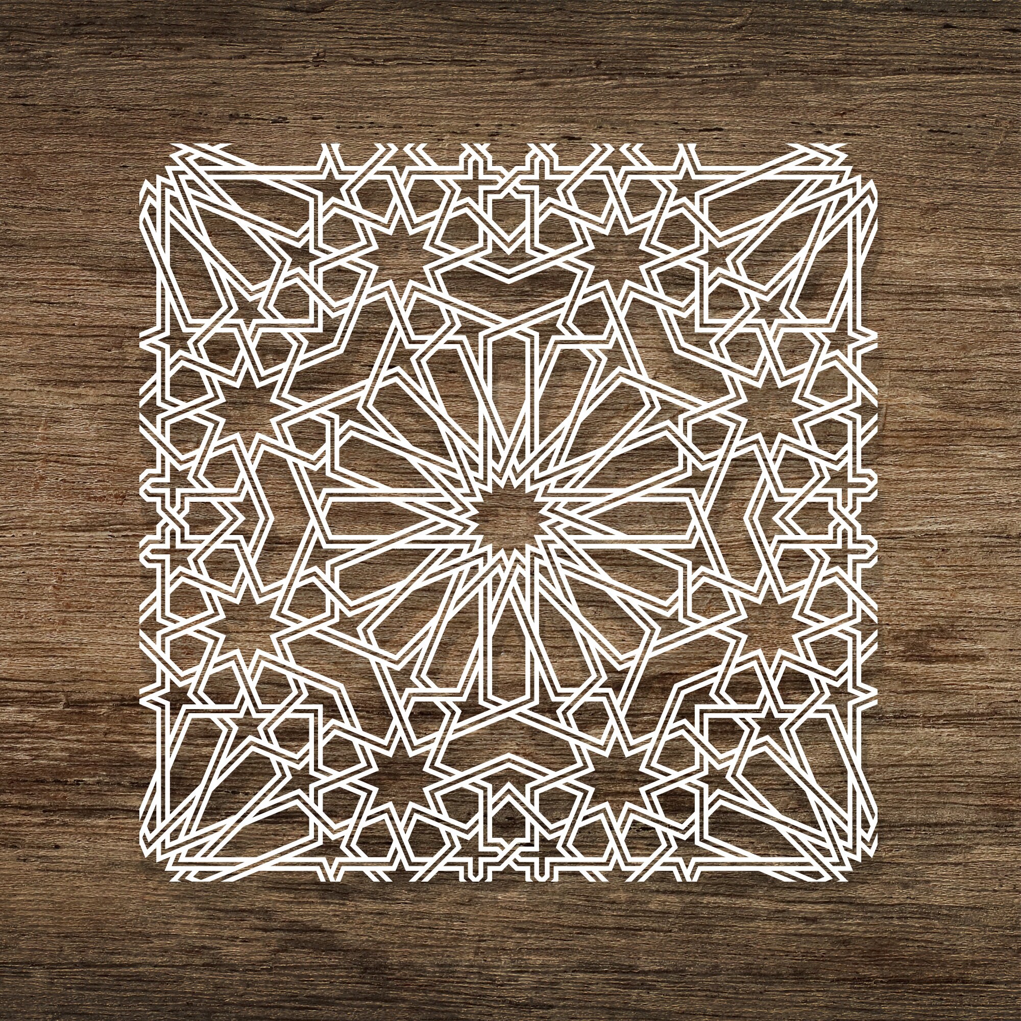 Seamless Islamic SVG Pattern, Line Pattern, Islamic Pattern Background ...