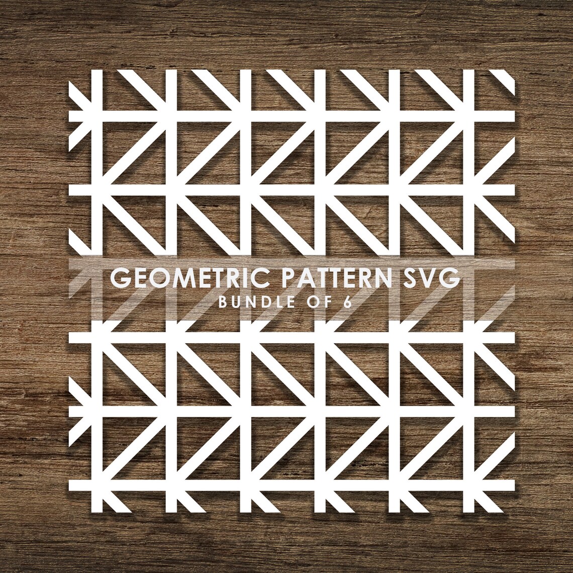 Bundle of 6 Seamless Geometric SVG Pattern, Line Pattern, Geometric ...