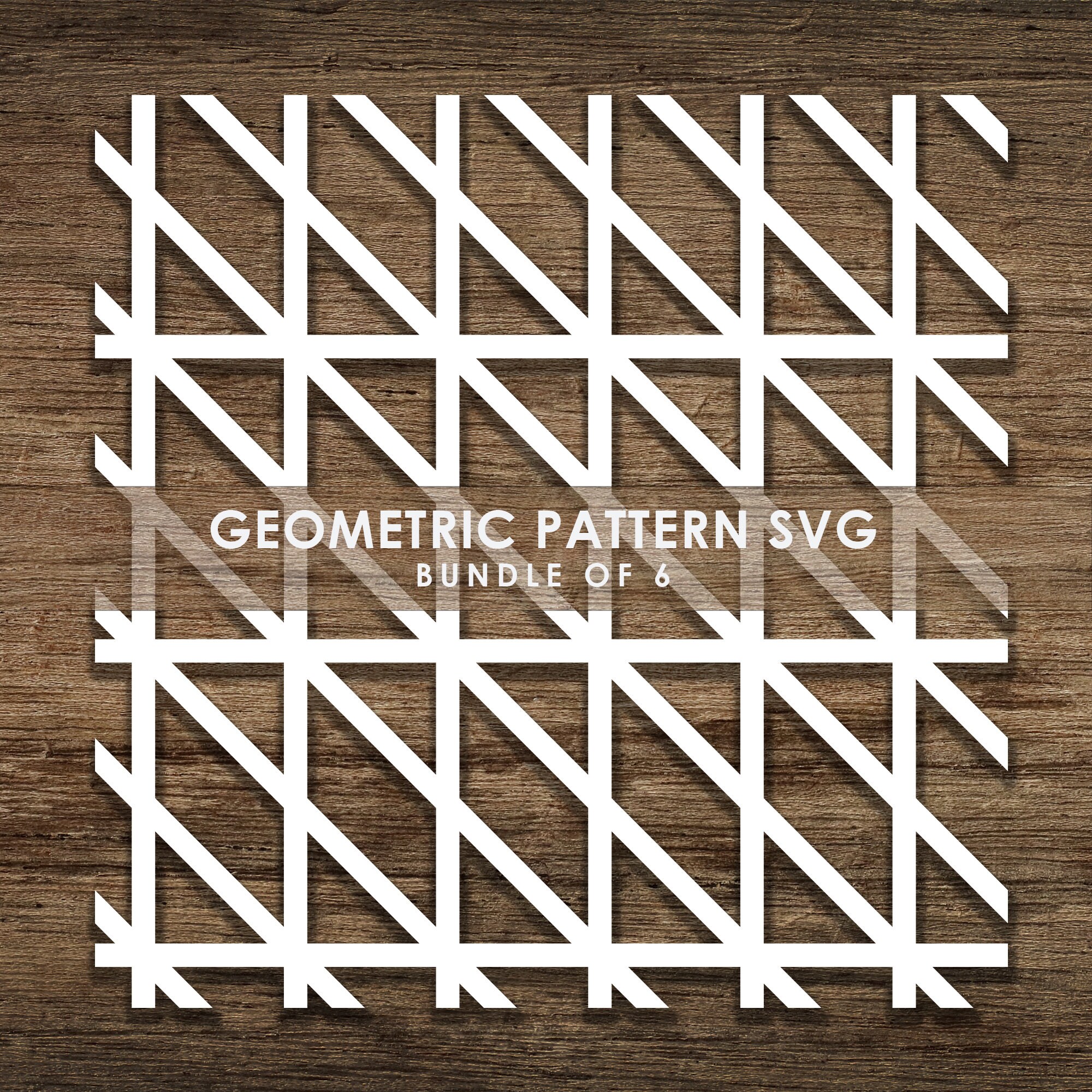 Bundle of 6 Seamless Geometric SVG Pattern, Line Pattern, Geometric ...