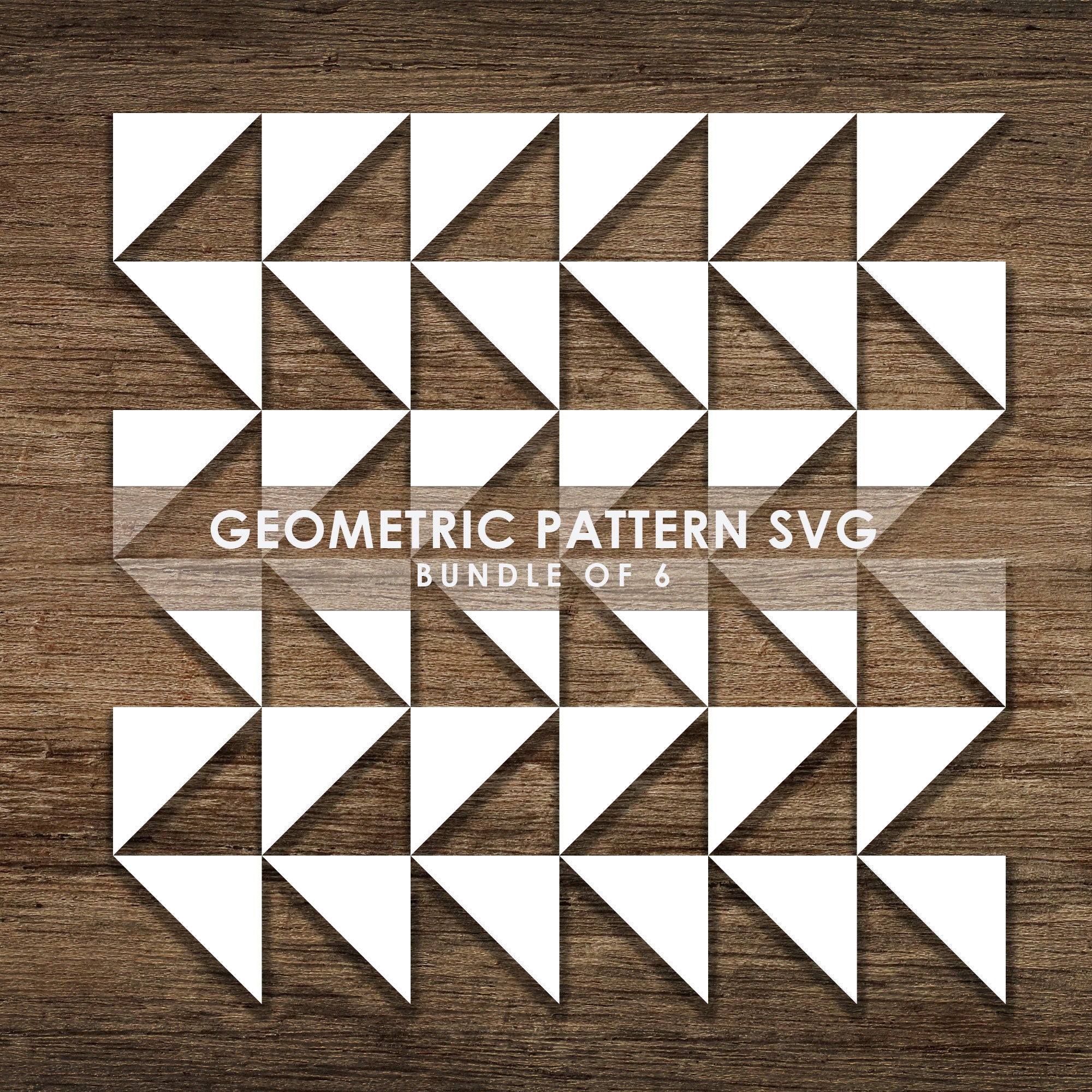 Bundle of 6 Seamless Geometric SVG Pattern Line Pattern - Etsy