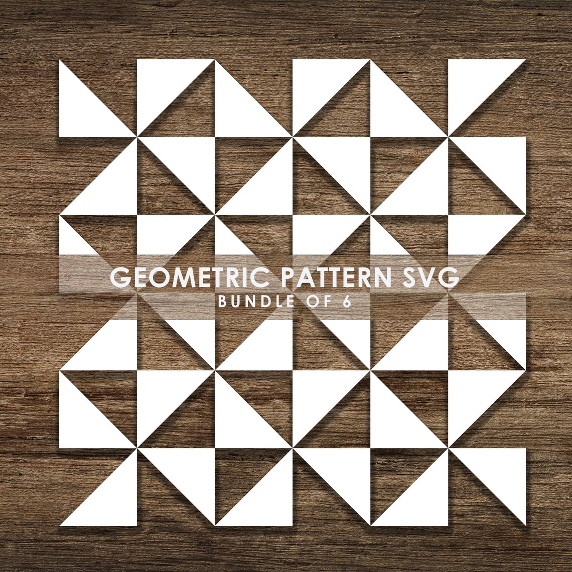 Bundle of 6 Seamless Geometric SVG Pattern Line Pattern - Etsy