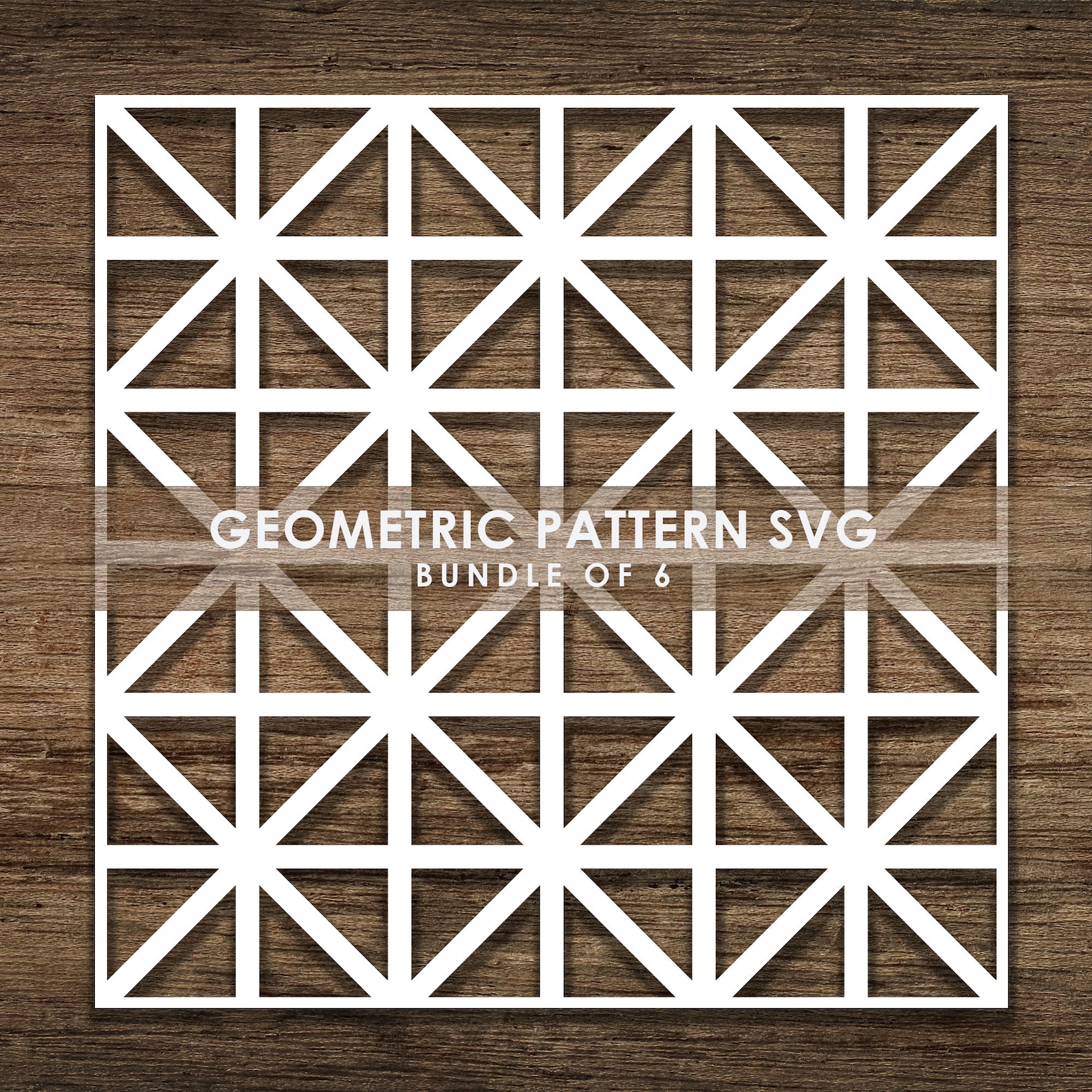 Bundle of 6 Seamless Geometric SVG Pattern, Line Pattern, Geometric ...