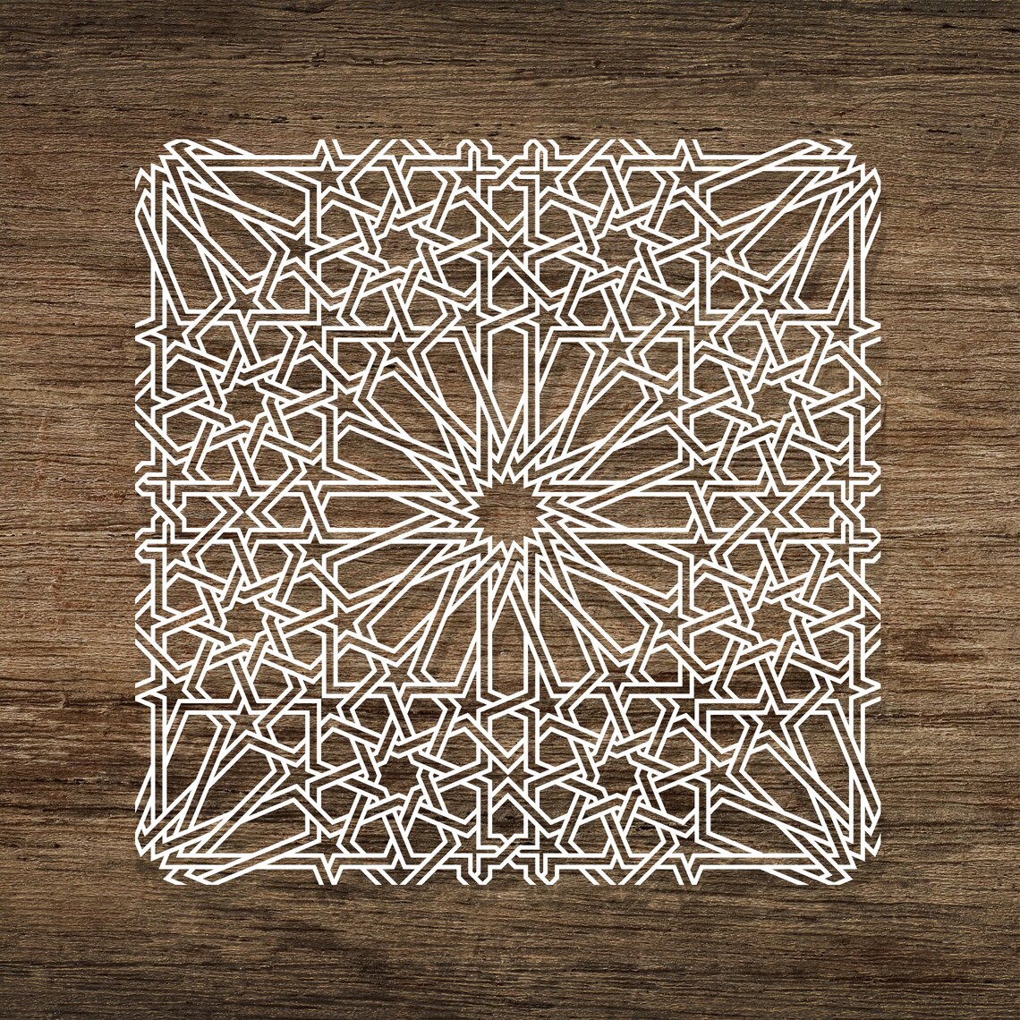 Seamless Islamic SVG Pattern, Line Pattern, Islamic Pattern Background ...