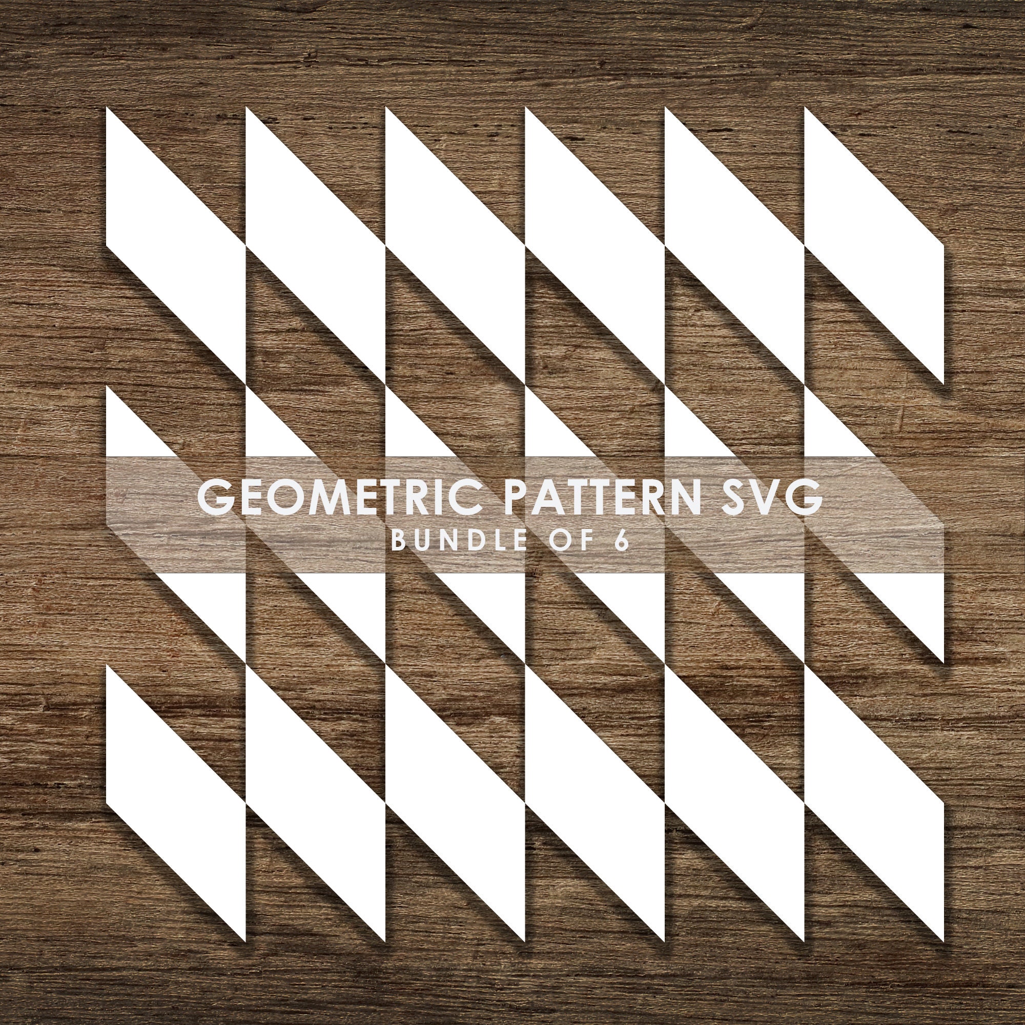Bundle of 6 Seamless Geometric SVG Pattern Line Pattern - Etsy