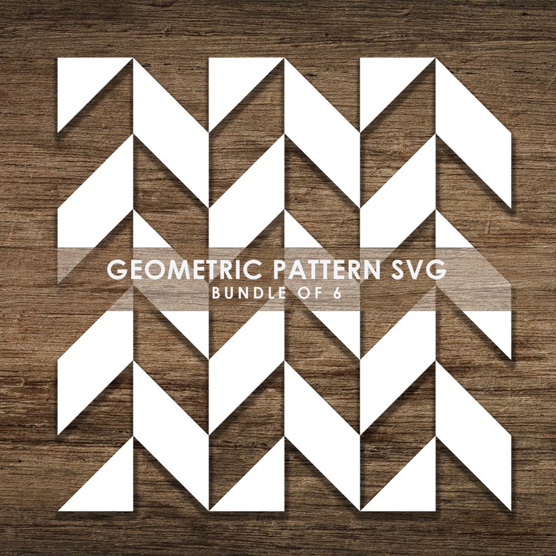 Bundle of 6 Seamless Geometric SVG Pattern, Line Pattern, Geometric ...