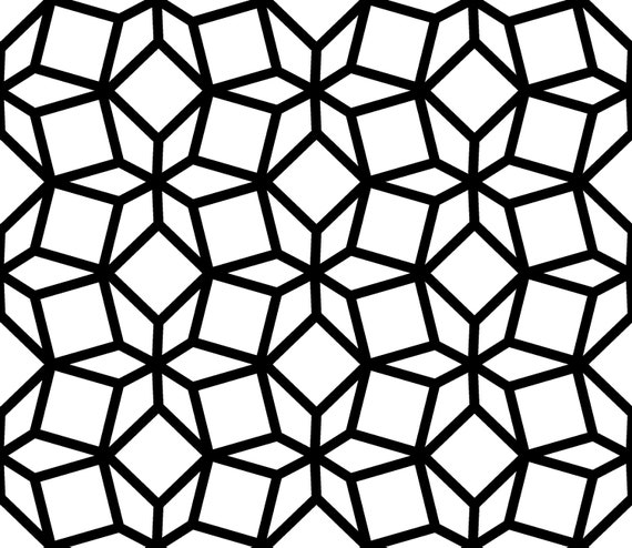 Seamless Geometric SVG Pattern Line Pattern Geometric | Etsy