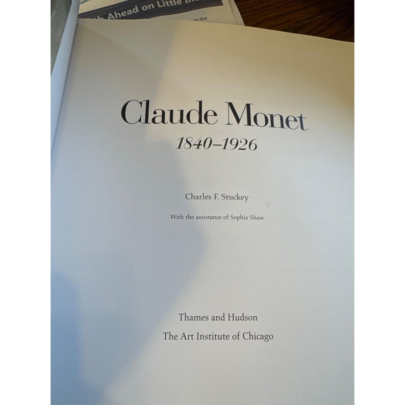 Claude Monet 1840-1926 Exhibition Softback Book by Charles F. Stuckey ...