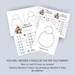Printable Roll a Snowman Game With Snowman Template | Winter Games for ...