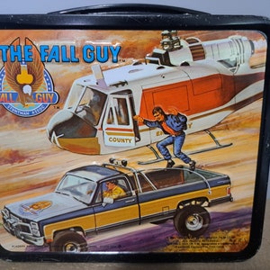 Vintage the Fall Guy Metal Lunchbox and Thermos - Etsy Canada