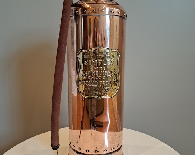 Vintage Simplex Fire Extinguisher - Etsy