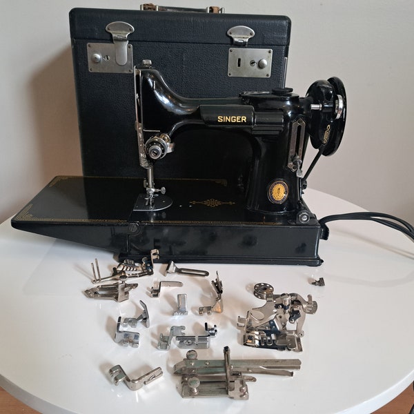 Singer Featherweight 221 Sewing Machine - Etsy