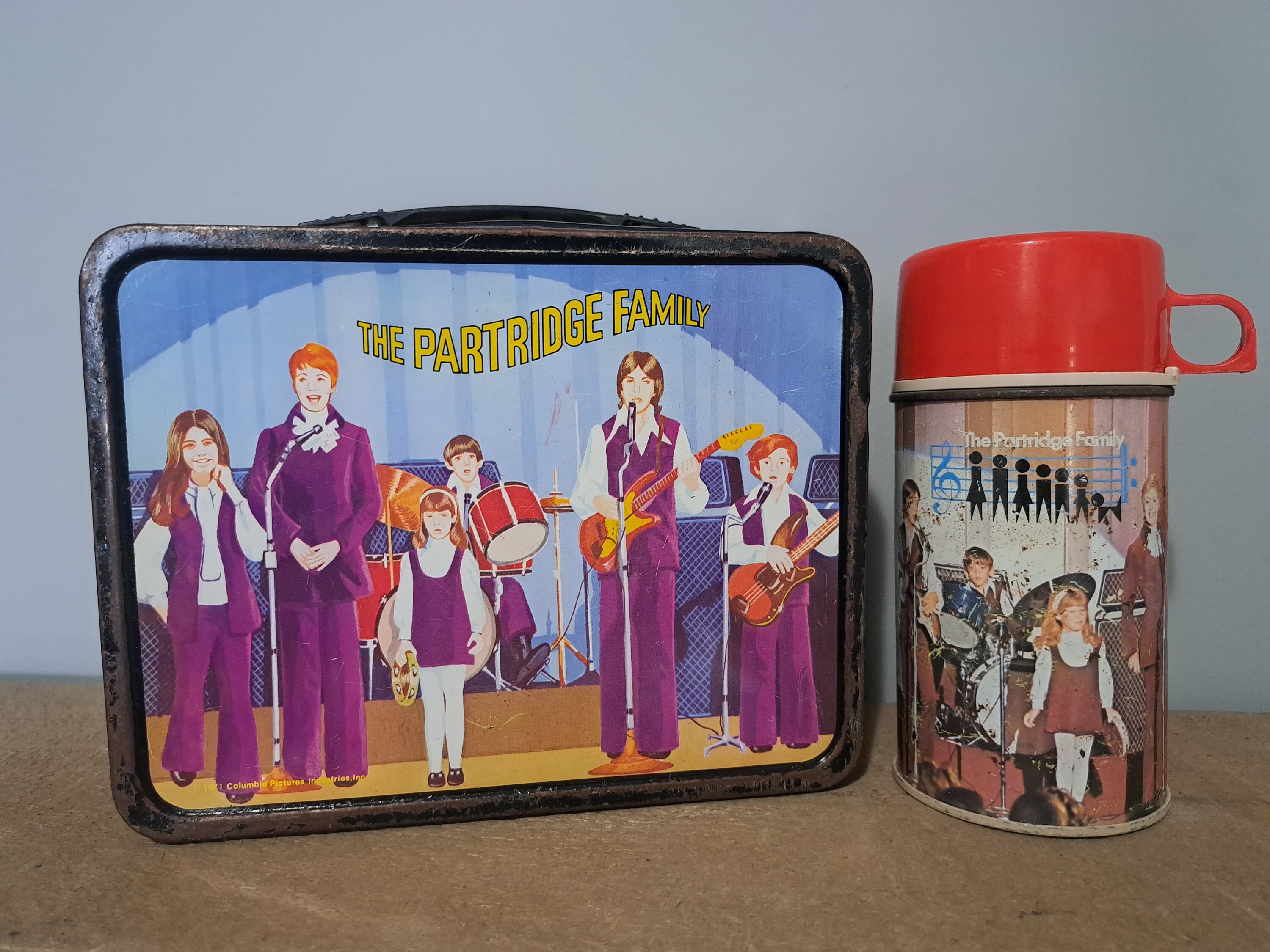 Vintage the Partridge Family Metal Lunchbox and Thermos - Etsy