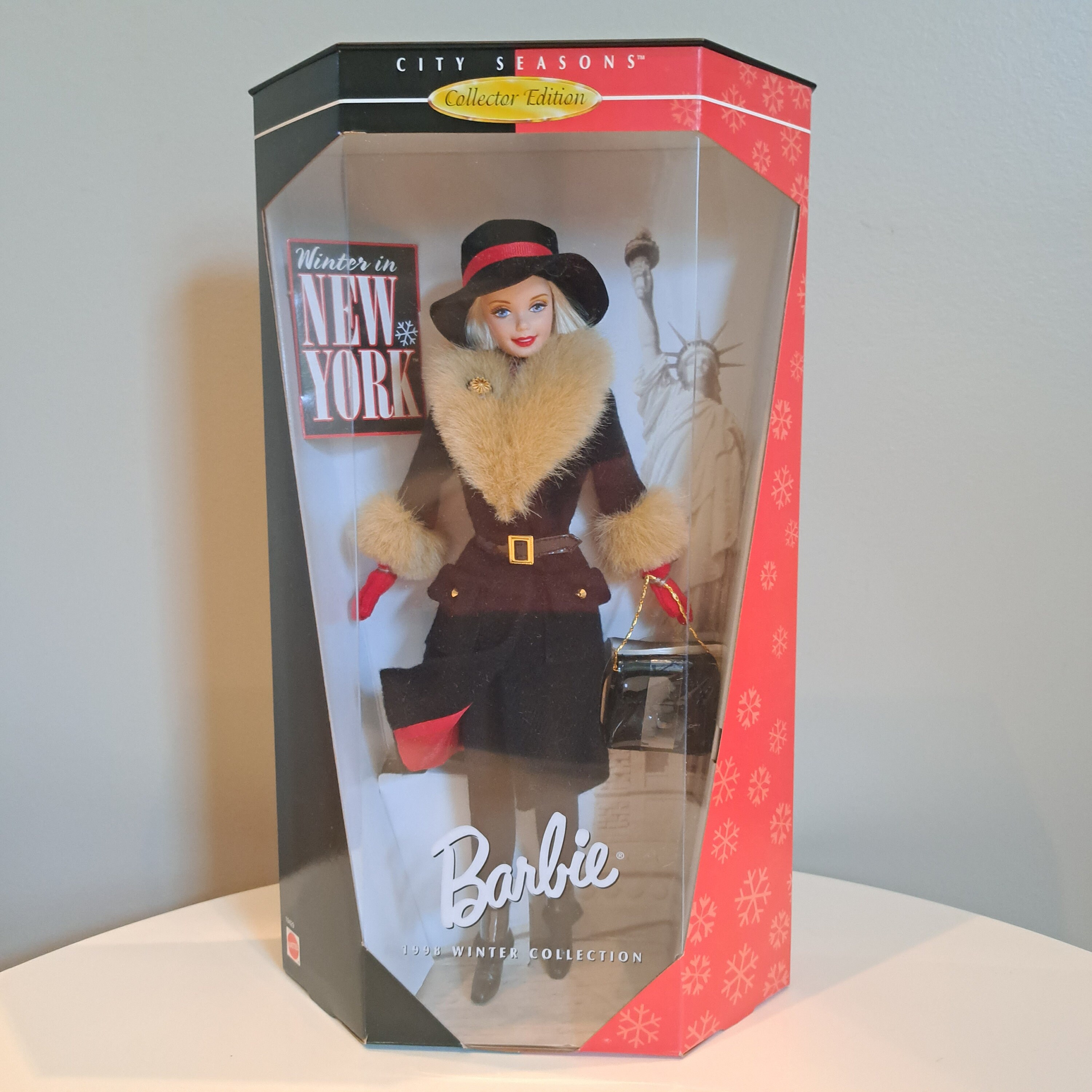 Vintage Winter In New York Barbie Doll City Seasons Collector Etsy 