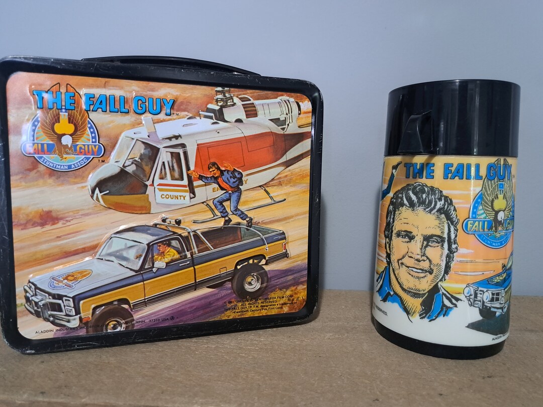 Vintage the Fall Guy Metal Lunchbox and Thermos - Etsy Canada