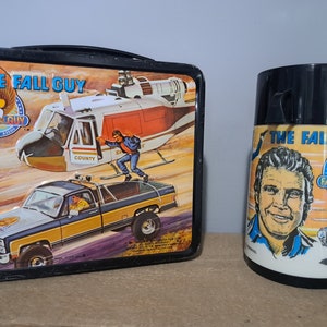 Vintage the Fall Guy Metal Lunchbox and Thermos - Etsy Canada