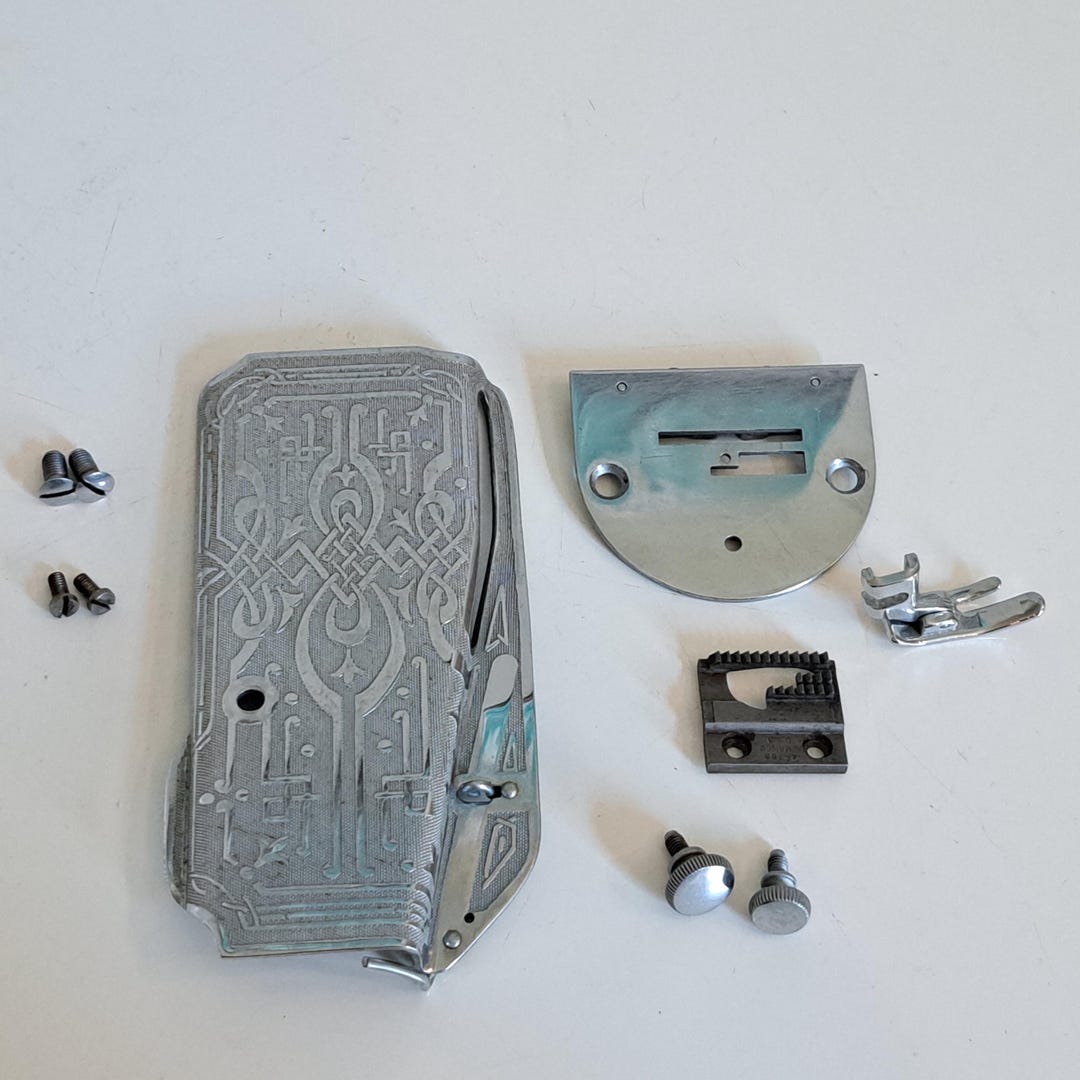 Vintage Singer Featherweight Scroll Face Plate 45718 Singer ...