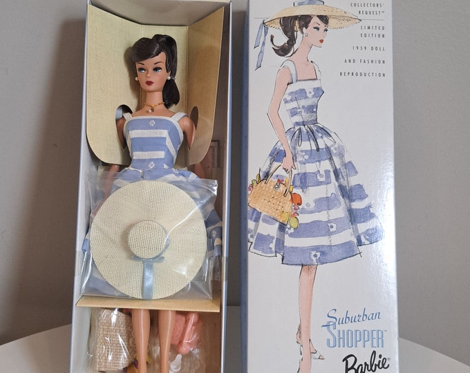 Vintage 2000 Suburban Shopper Barbie #28378 Reproduction 1959 Barbie - Etsy