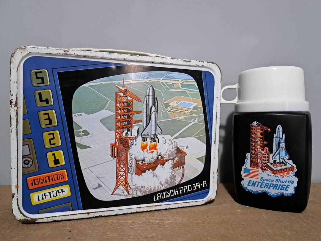 Vintage Space Shuttle Orbiter Enterprise Metal Lunchbox With - Etsy