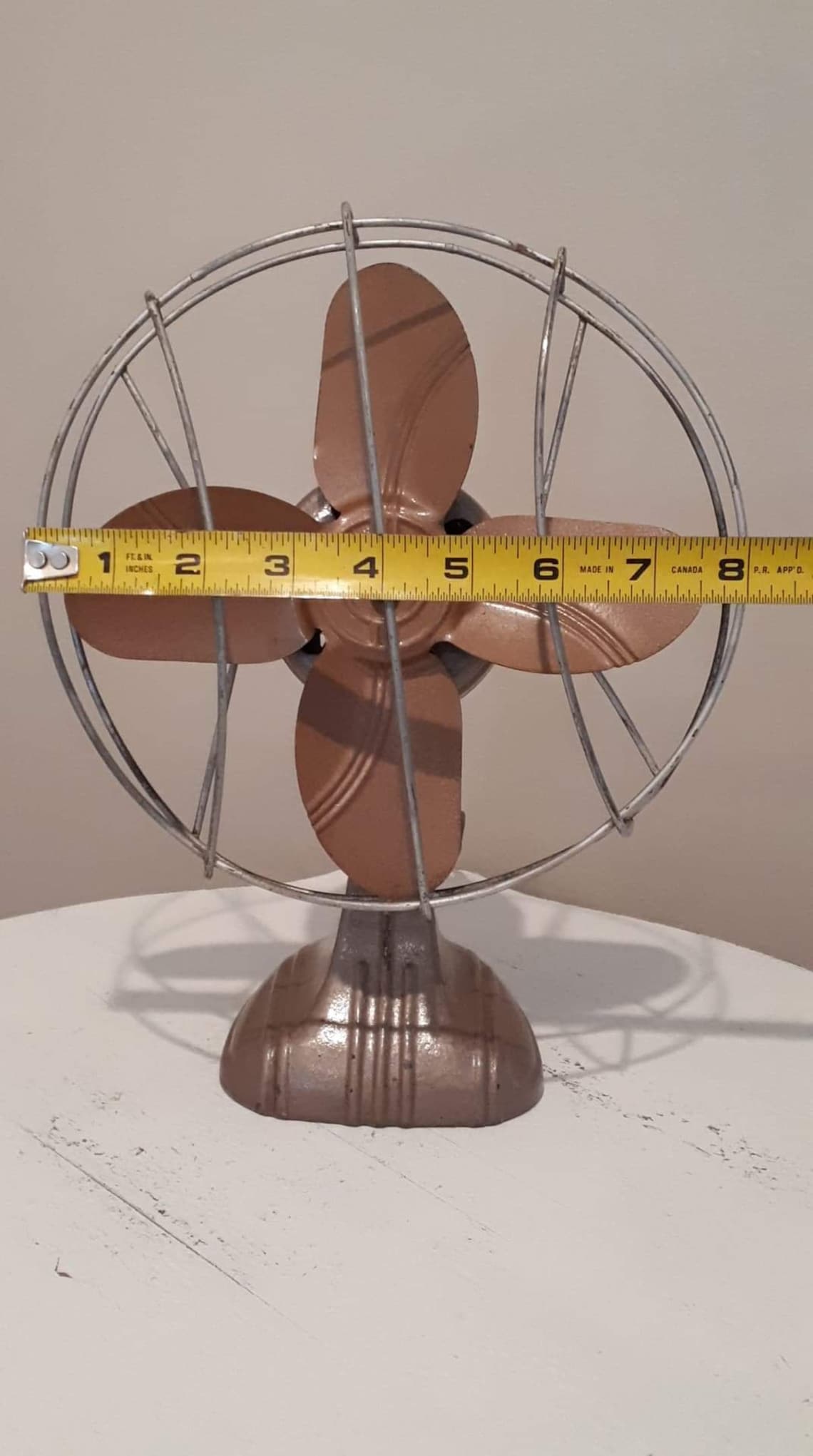Vintage Electric Desktop Fan - Etsy Canada