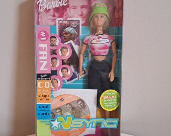 Vintage 2000 Nsync Barbie 1 Fan Barbie 50534 - Etsy