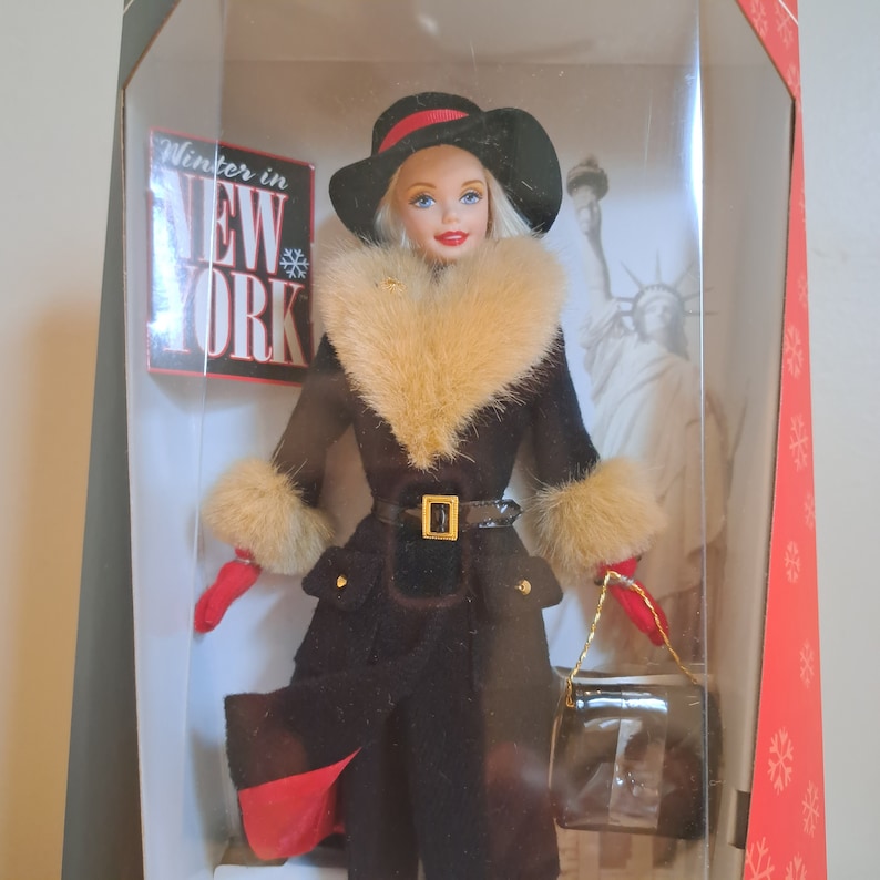 Vintage Winter in New York Barbie Doll City Seasons Collector - Etsy