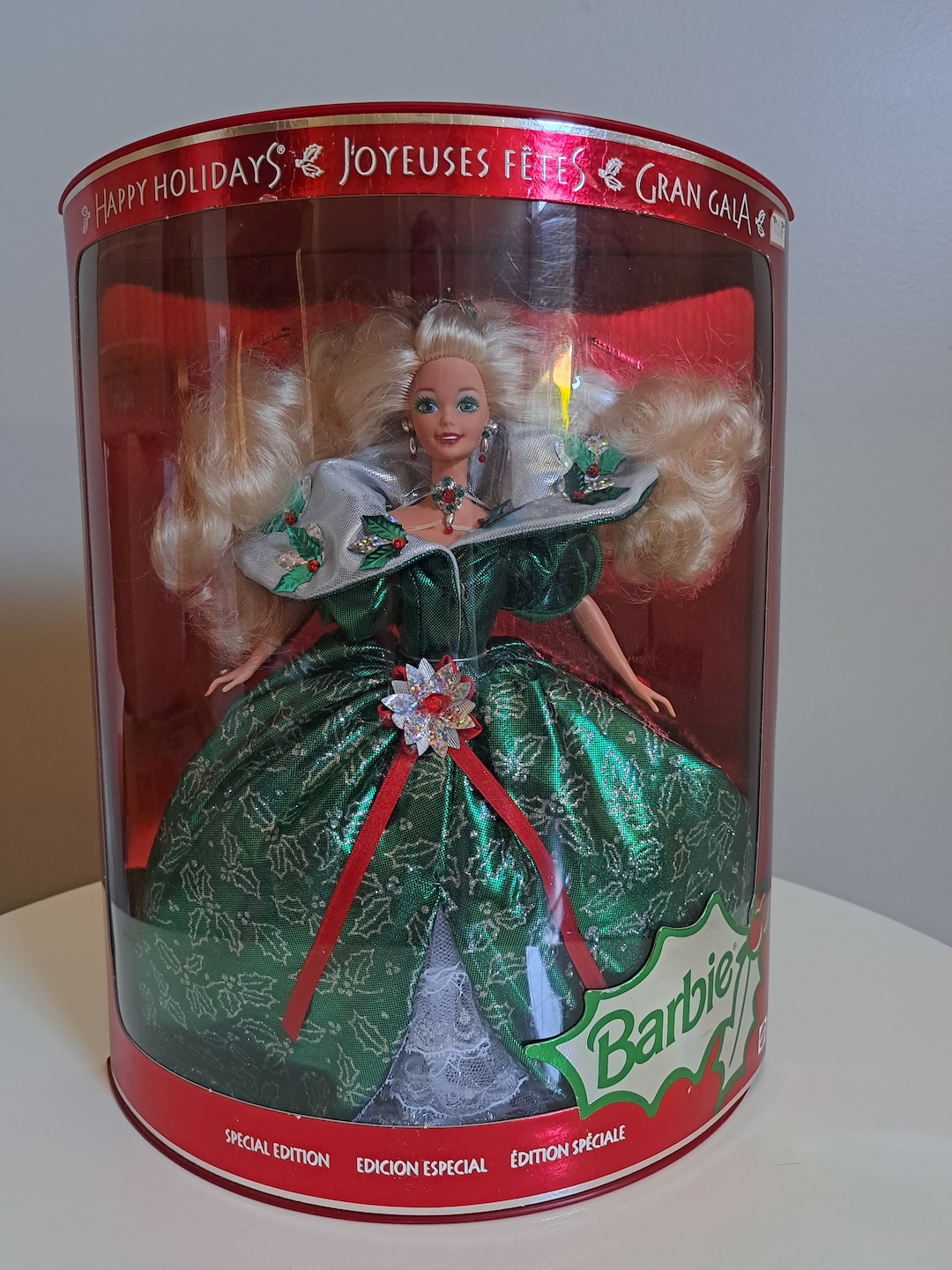 Vintage 1995 Happy Holidays Barbie Special Edition Barbie 14123 - Etsy