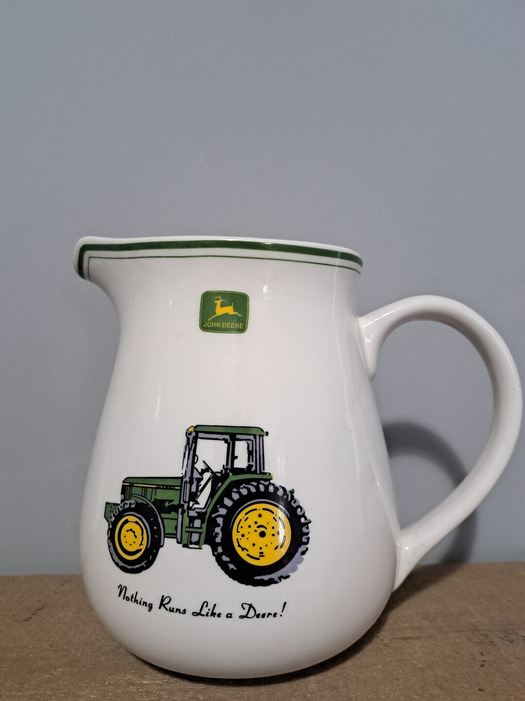 Vintage John Deere Ceramic Water Pitcher - Etsy