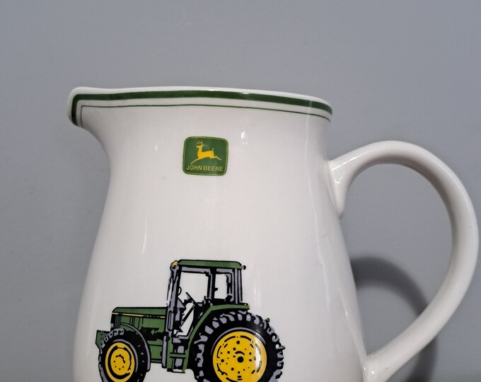 Vintage John Deere Ceramic Water Pitcher - Etsy