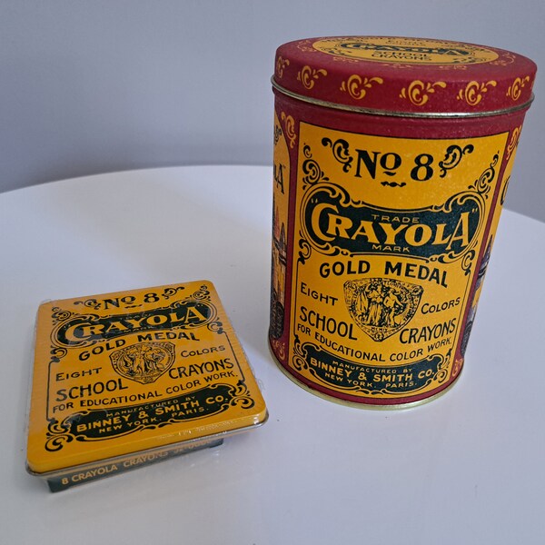 Crayola Crayon Tin - Etsy