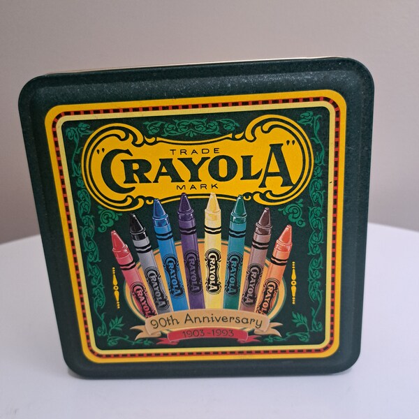 Crayola Crayon Tin - Etsy