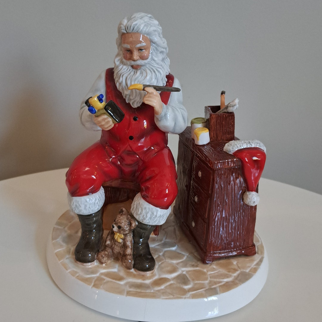 Vintage Royal Doulton Santa's Workshop HN5932 Royal Doulton Father ...