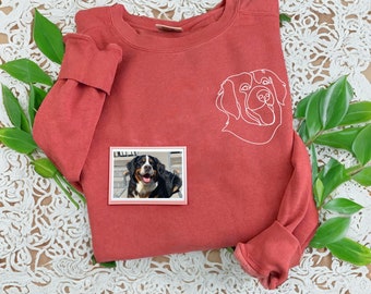 Custom Embroidered Dog Sweatshirt Custom Pet Sweater - Etsy