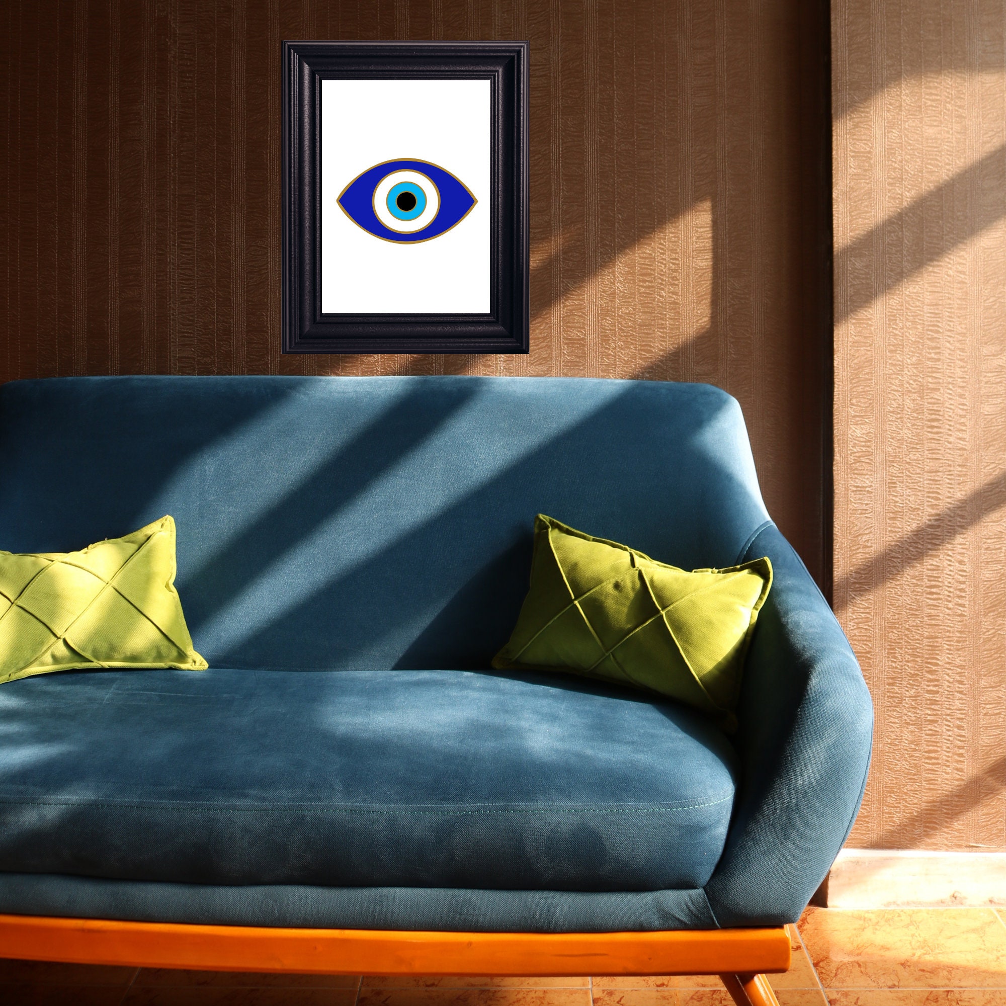 Evil Eye Wall Art: Modern Minimalist Print (digital Download) - Etsy