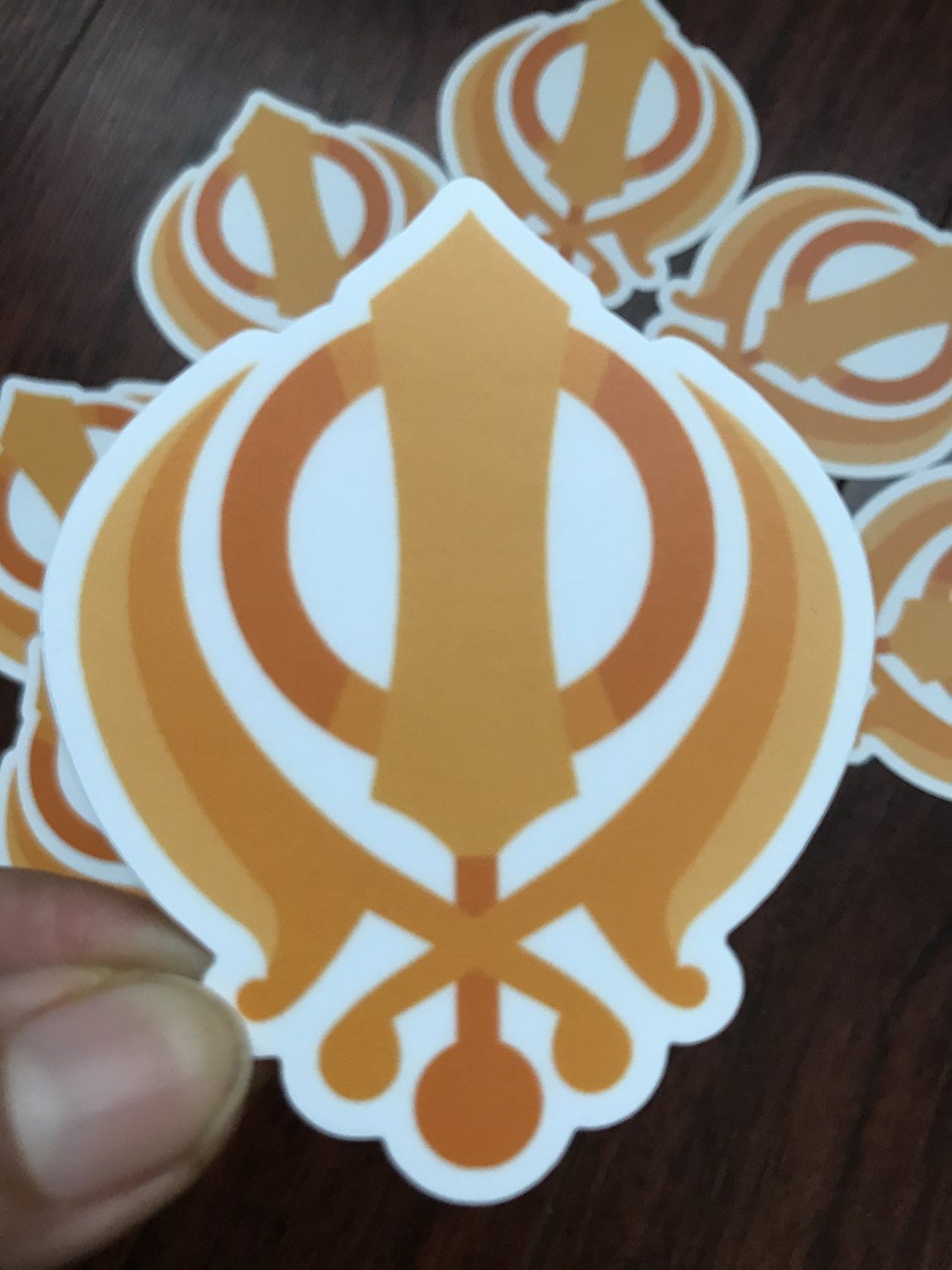 Khanda Sticker, Sikh Sign, Punjabi Sign Sticker, Desi Sticker, Khanda ...