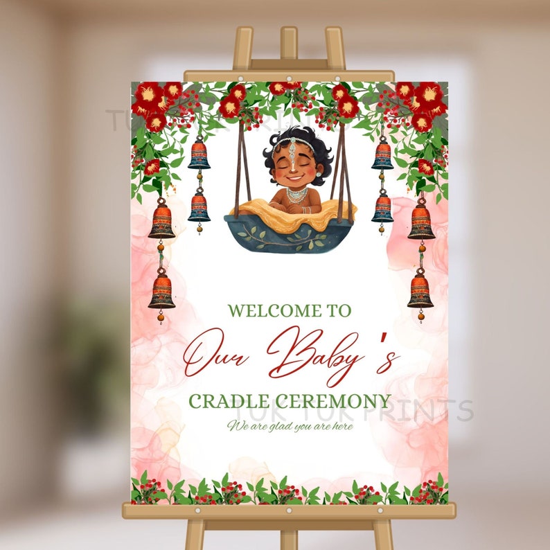 Editable Cradle Ceremony Welcome Sign (digital Download) - Etsy