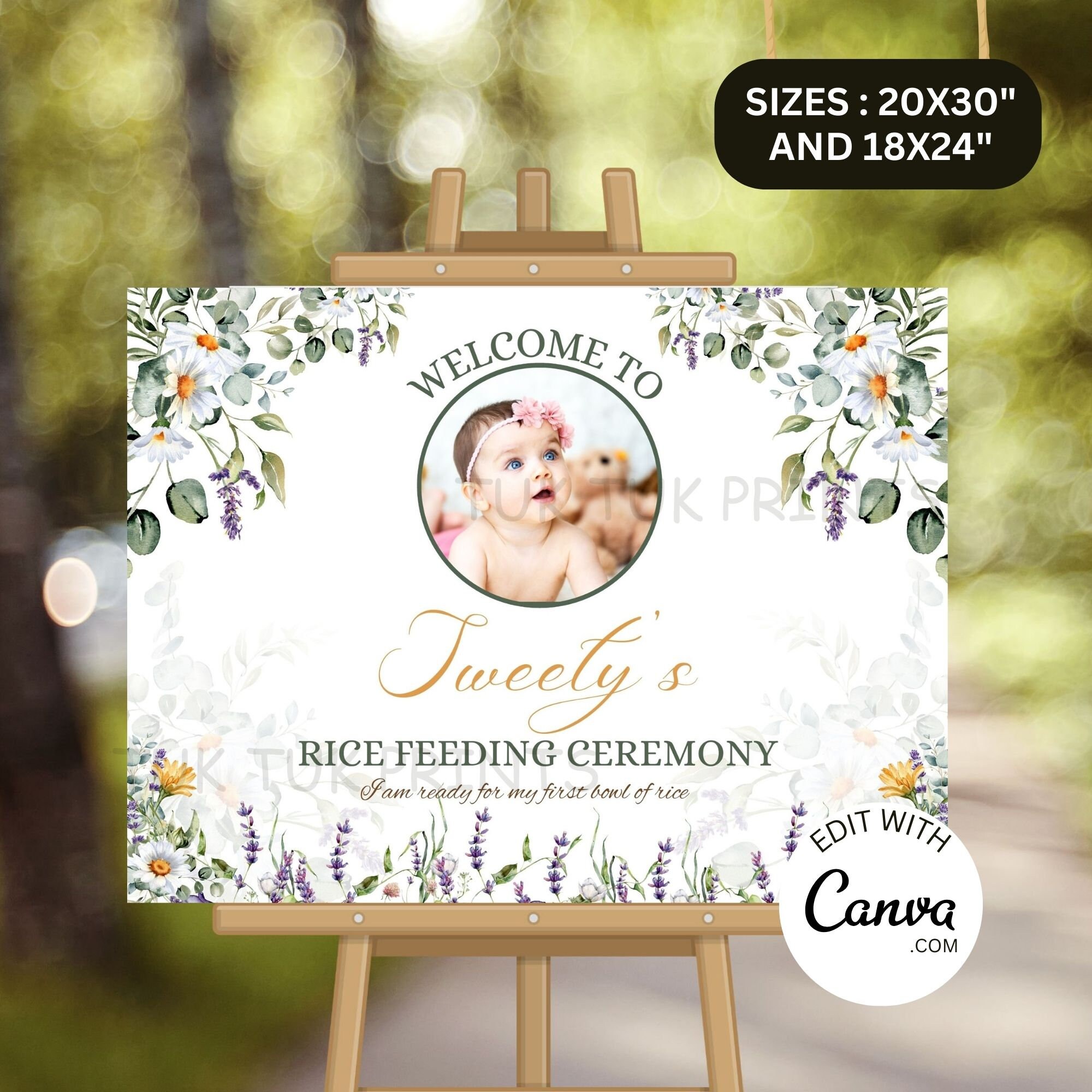 Annaprashan Ceremony Welcome Sign, Rice Feeding Ceremony Welcome Sign , Editable Anaprashan Sign ...