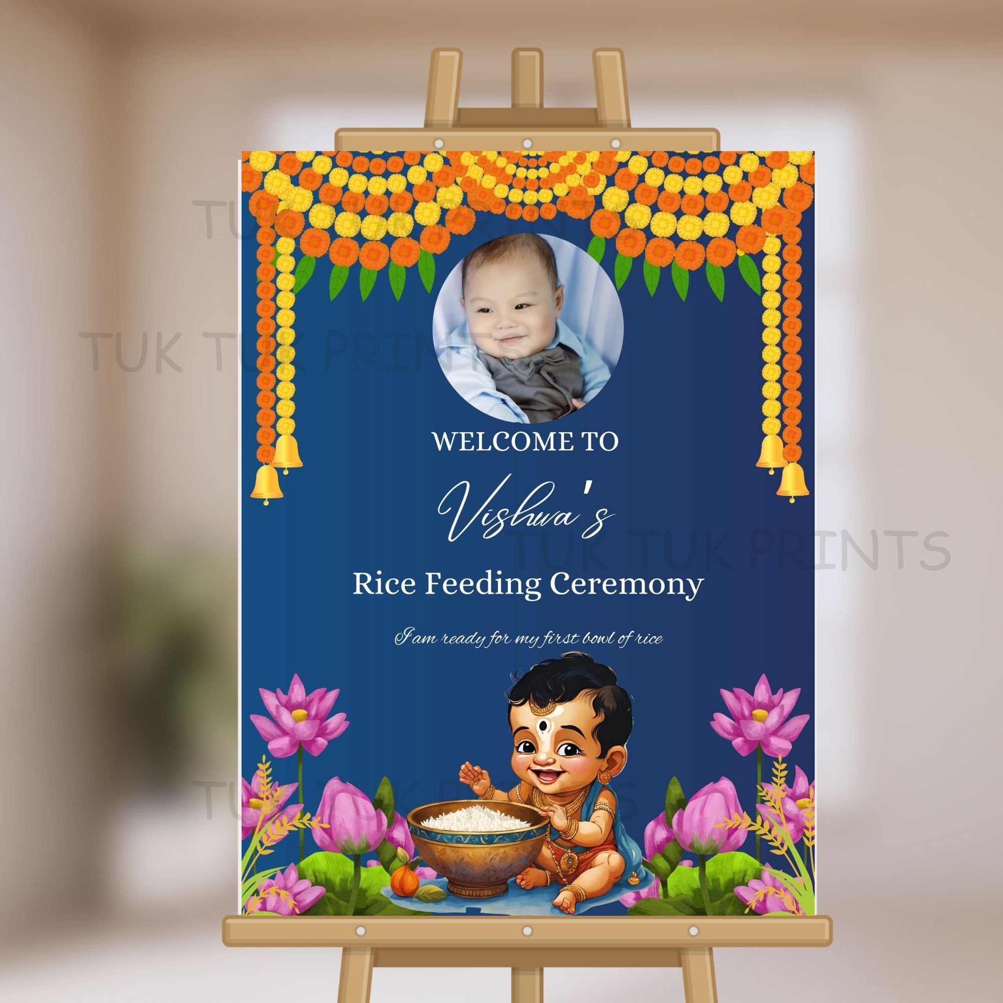 Editable Pasni Ceremony Welcome Sign: Rice Feeding (digital Download ...