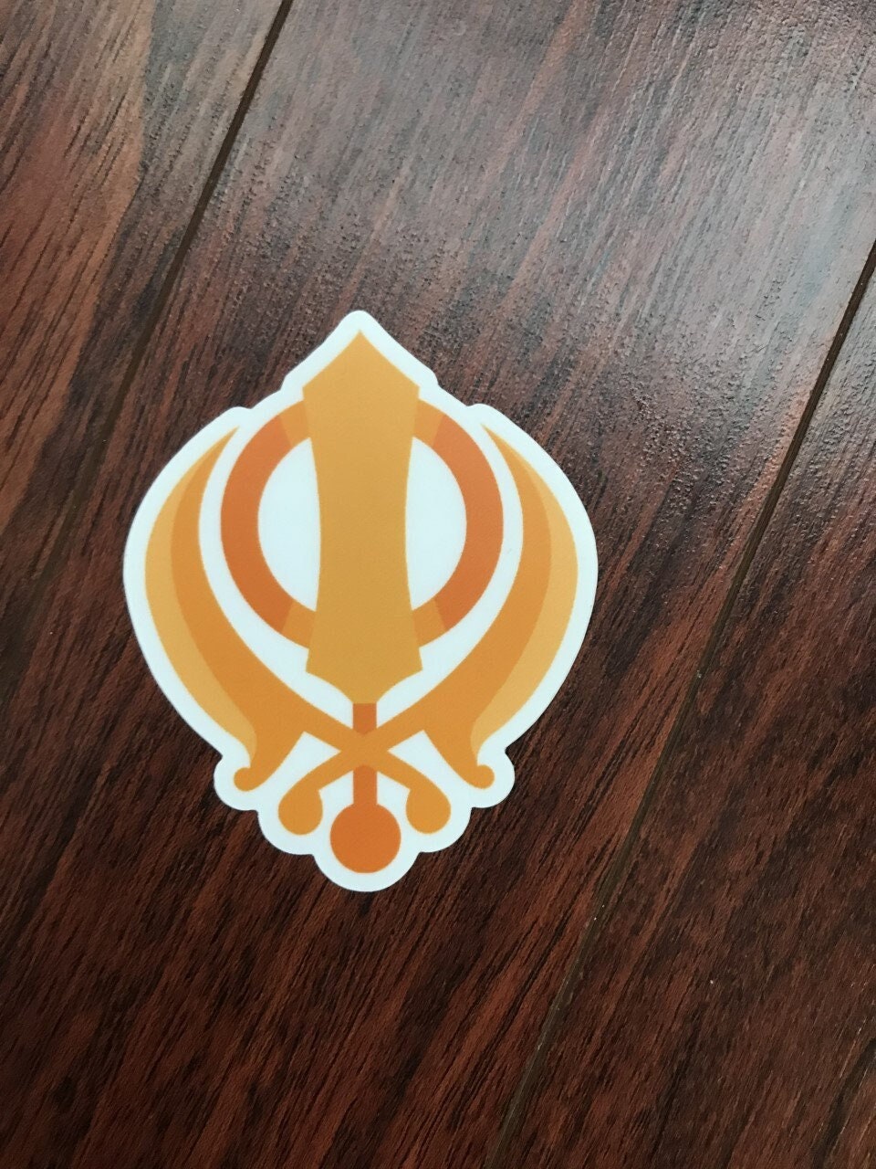 Khanda Sticker, Sikh Sign, Punjabi Sign Sticker, Desi Sticker, Khanda ...