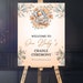 Editable Cradle Ceremony Welcome Sign: Floral Baby Naming (digital ...