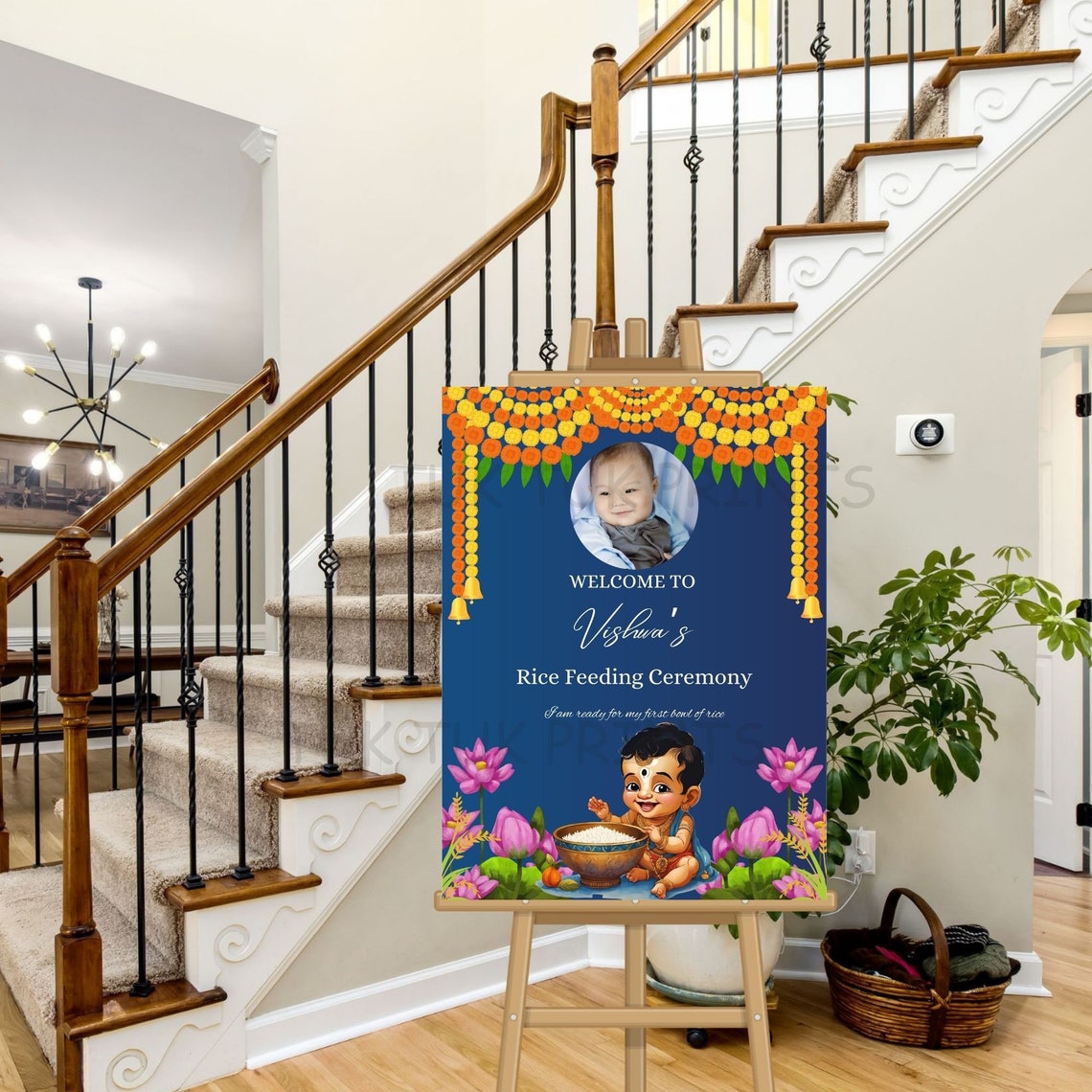 Editable Pasni Ceremony Welcome Sign: Rice Feeding (digital Download ...