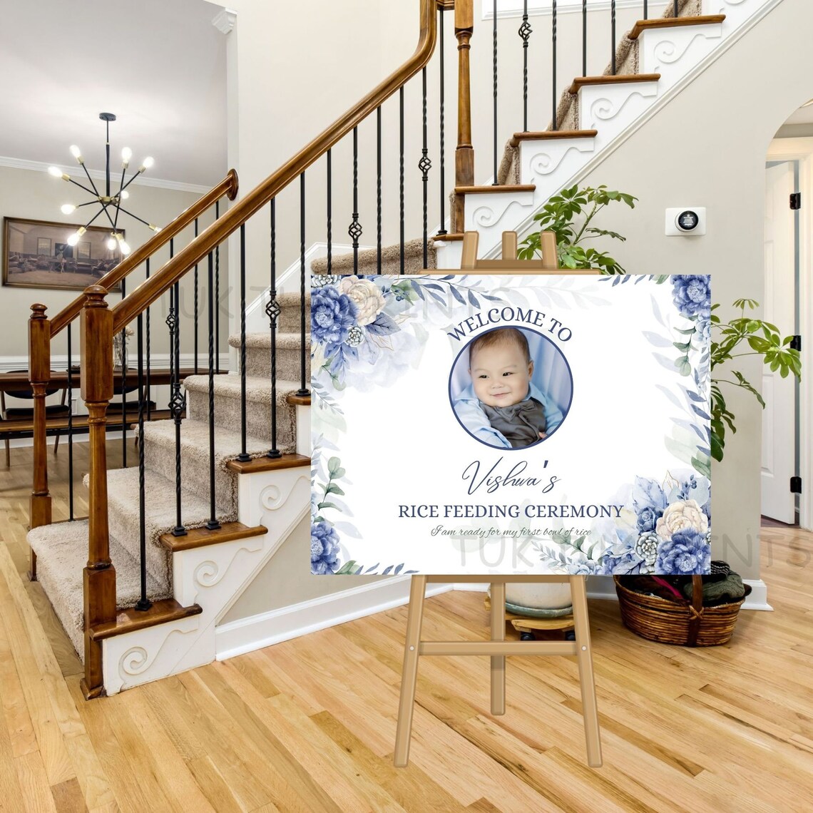 Editable First Rice Feeding Ceremony Welcome Sign , Annaprasan Sign ...