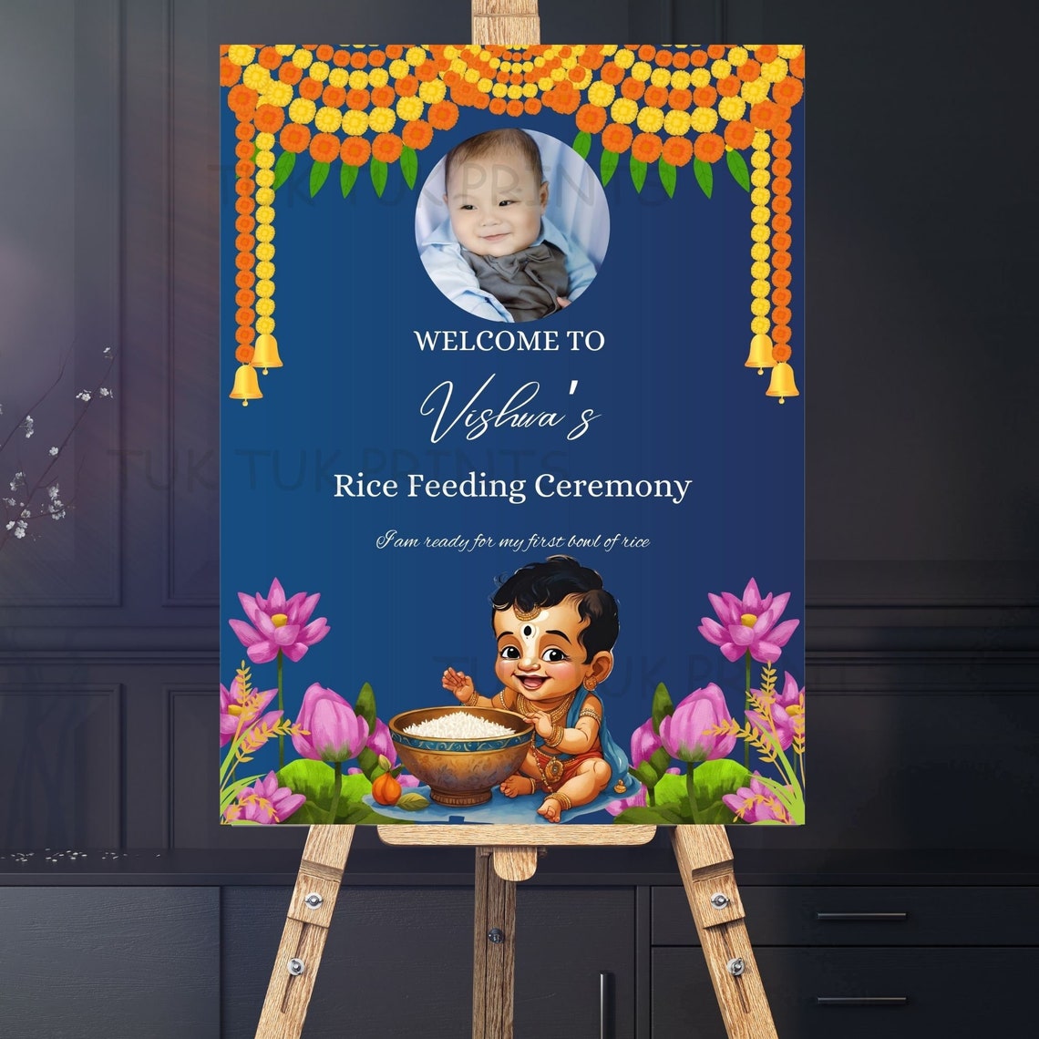 Editable Pasni Ceremony Welcome Sign: Rice Feeding (digital Download ...