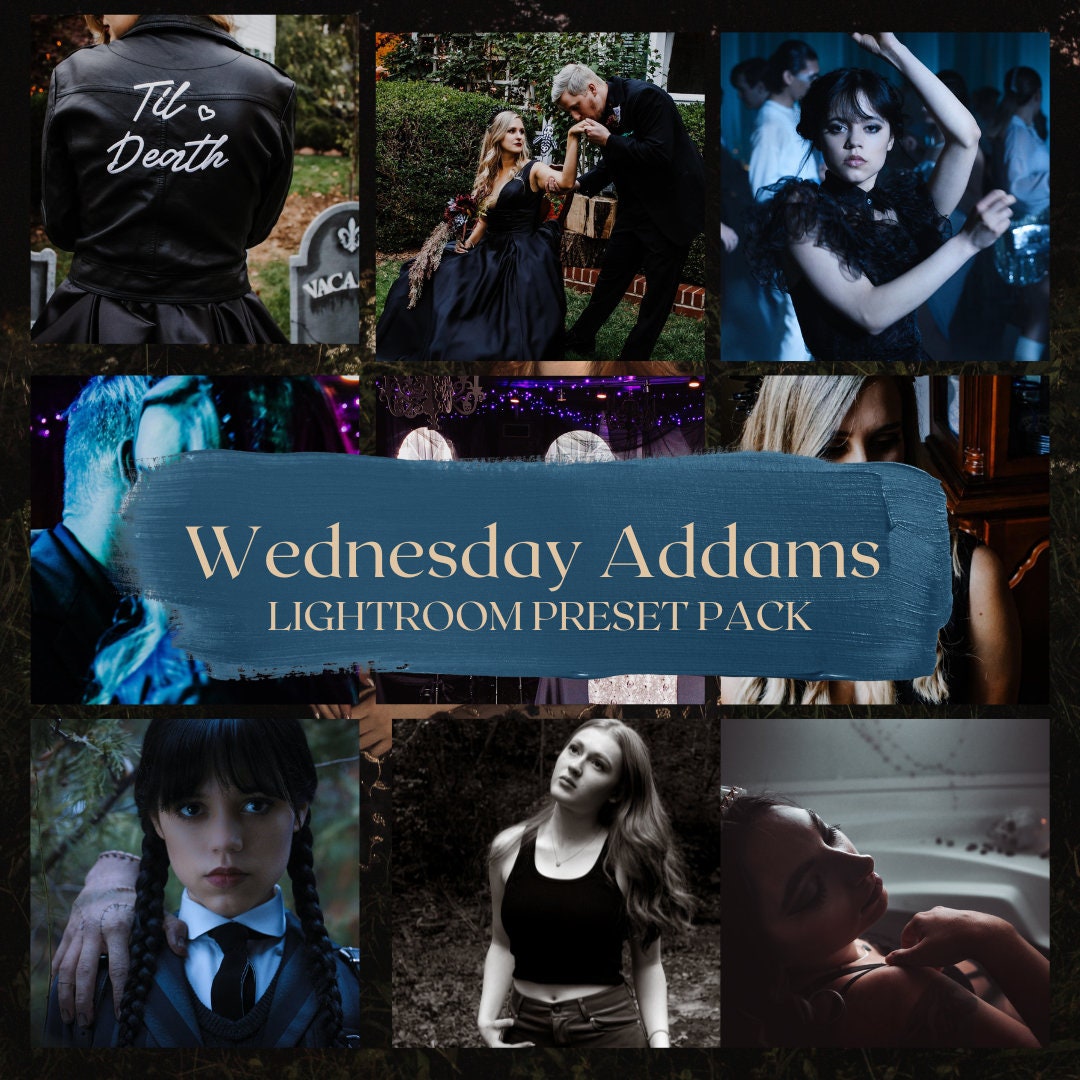 Vintage Horror Wednesday Addams Aesthetic Lightroom Mobile and Desktop ...