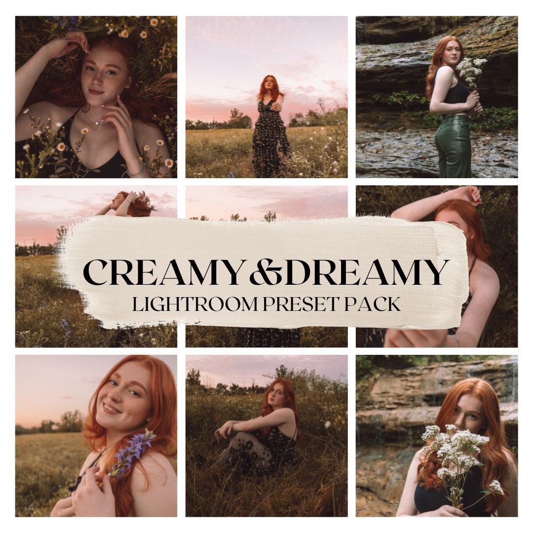 Creamy and Dreamy Lightroom Preset Pack - Etsy