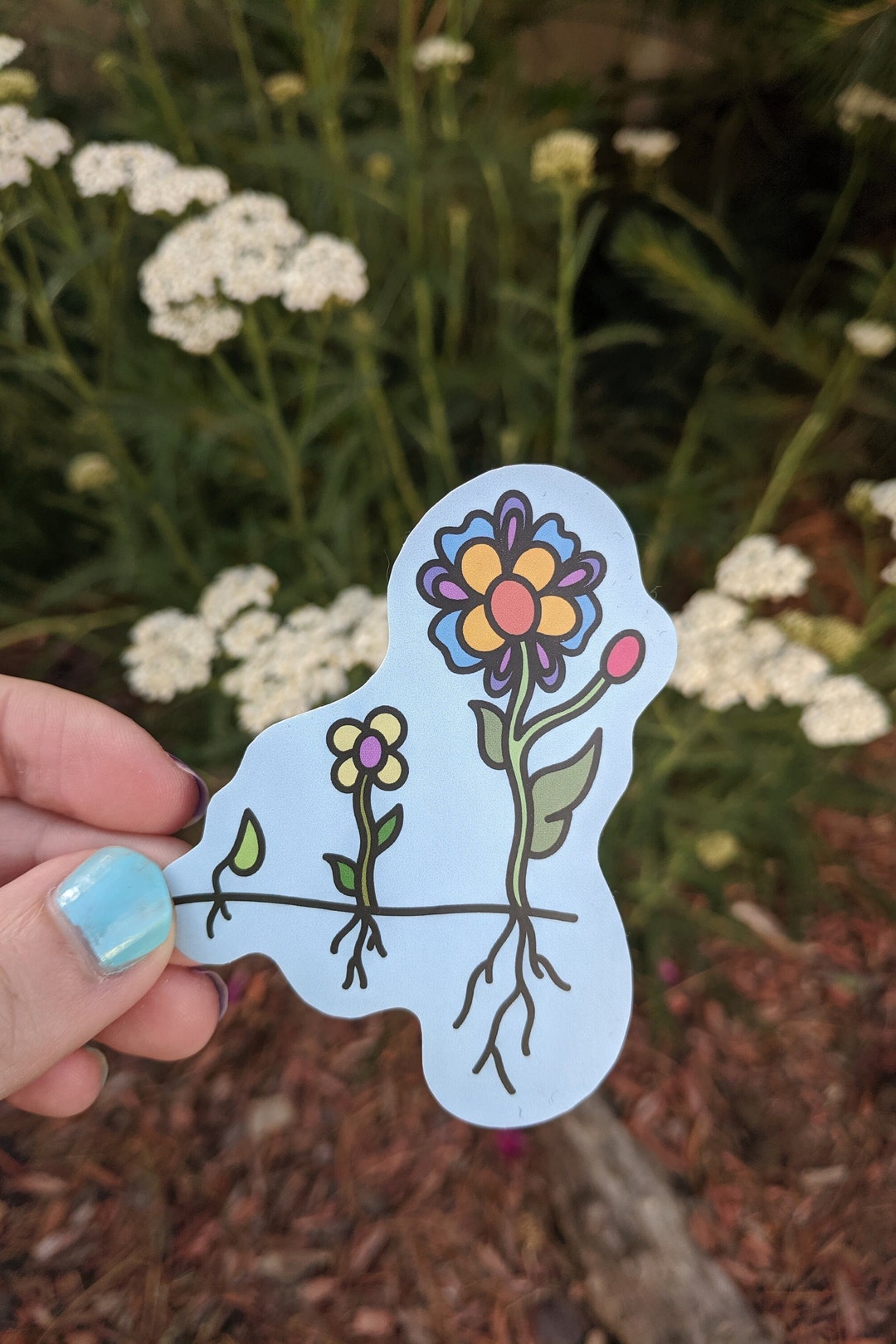 Growth Sticker - Etsy