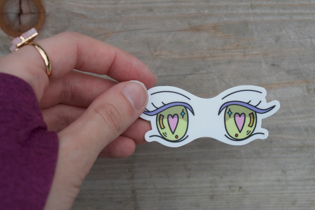 Anime Eyes Sticker - Etsy