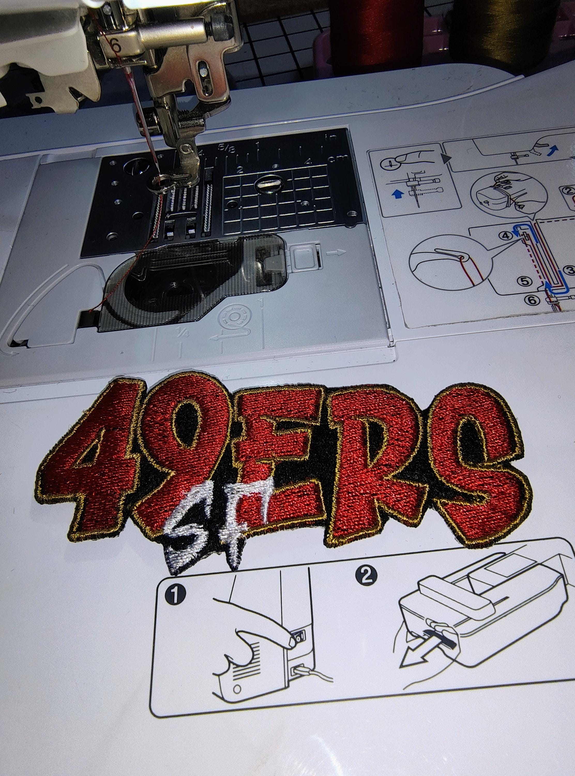 49ers SF Graffiti Sew-on Patch - Etsy
