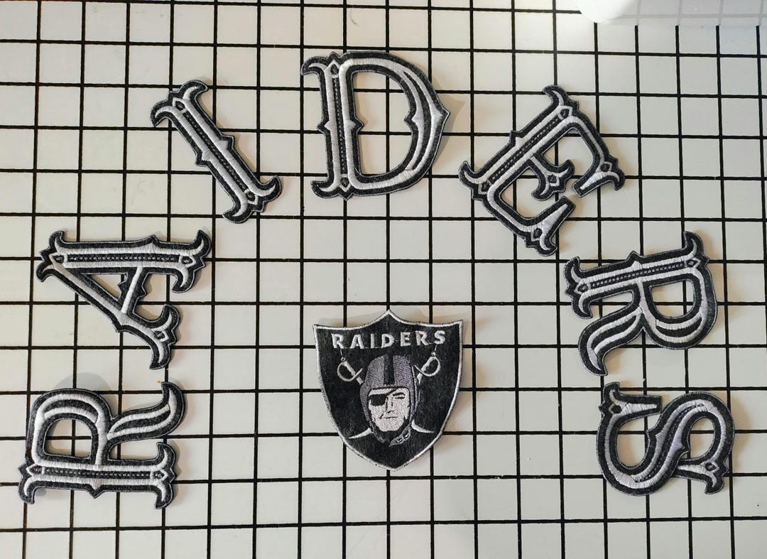 Oakland Raiders Logo Logo Iron-on Patch - Etsy