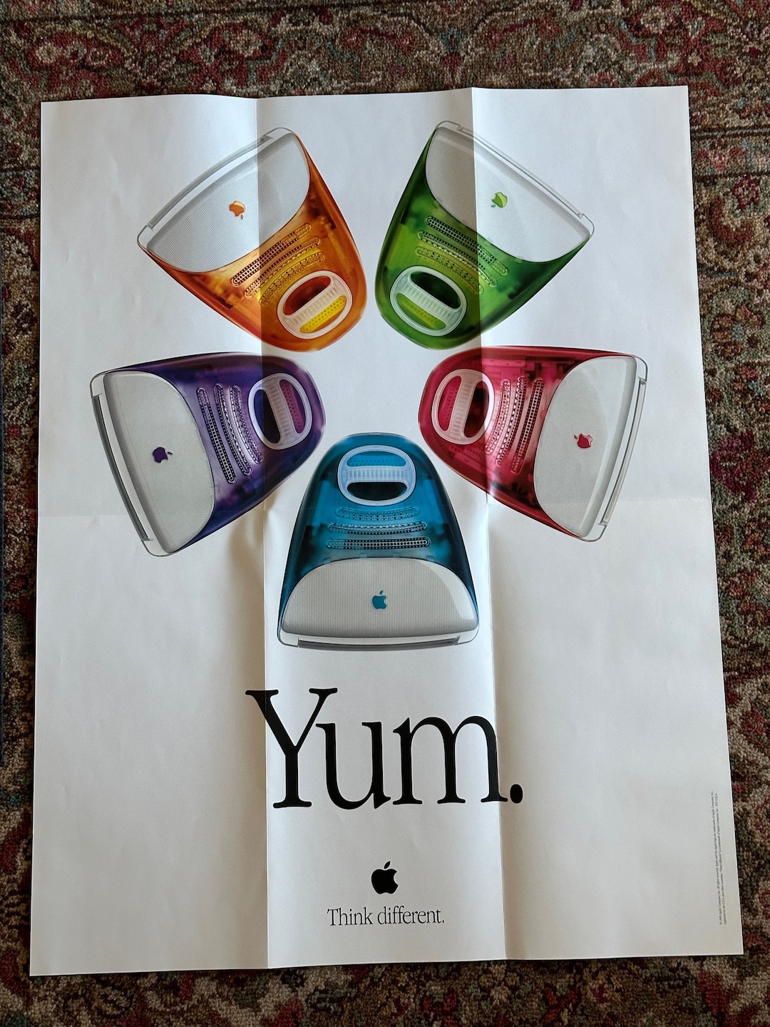 Apple: Yum Imac Computer 1999 U.S. Poster MINT - Etsy