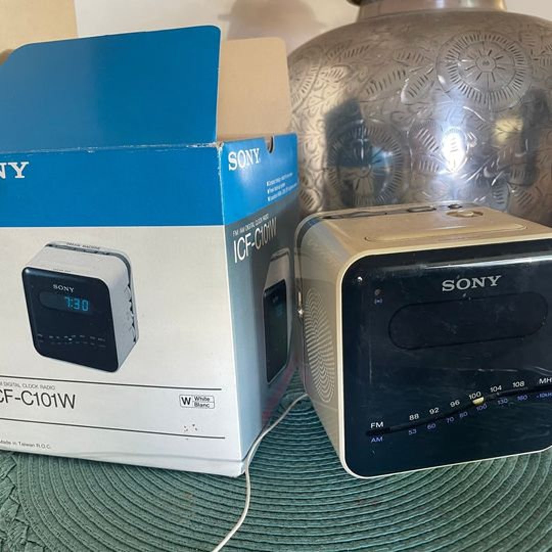 SONY ICF-C101W Dream Machine Radio Alarm Clock Cube - Etsy